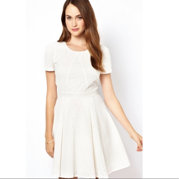 French Connection | Dresses | White French Connection Eyelet Dress ...
